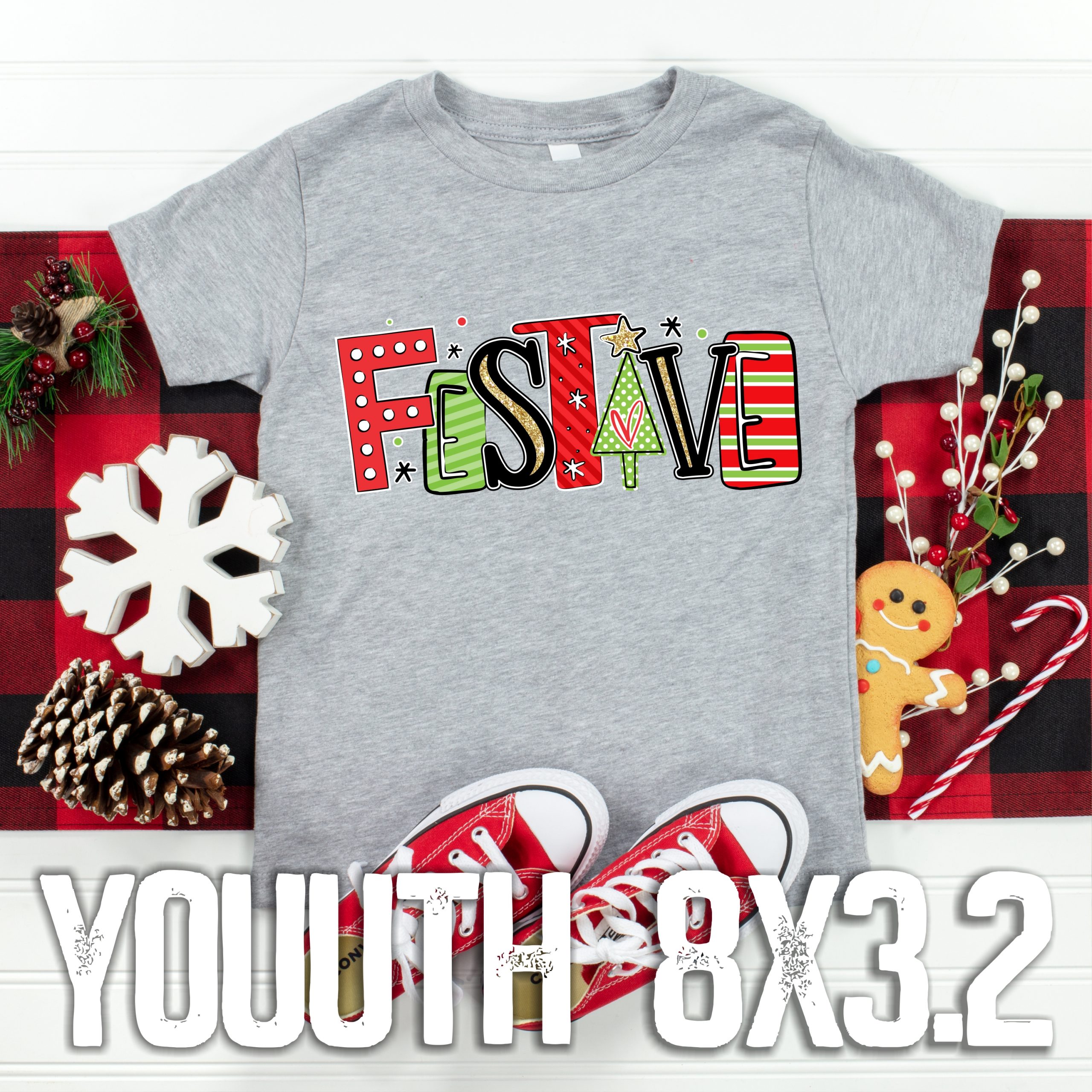 LAST CHANCE Funky Festive *YOUTH* Screen Print (High heat SOFT INK ...