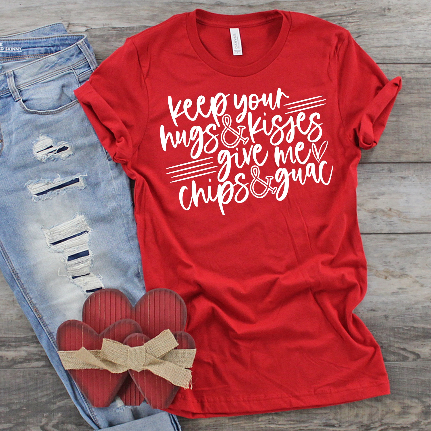Keep your kisses give me chips & quac *ADULT* Screen Print ...