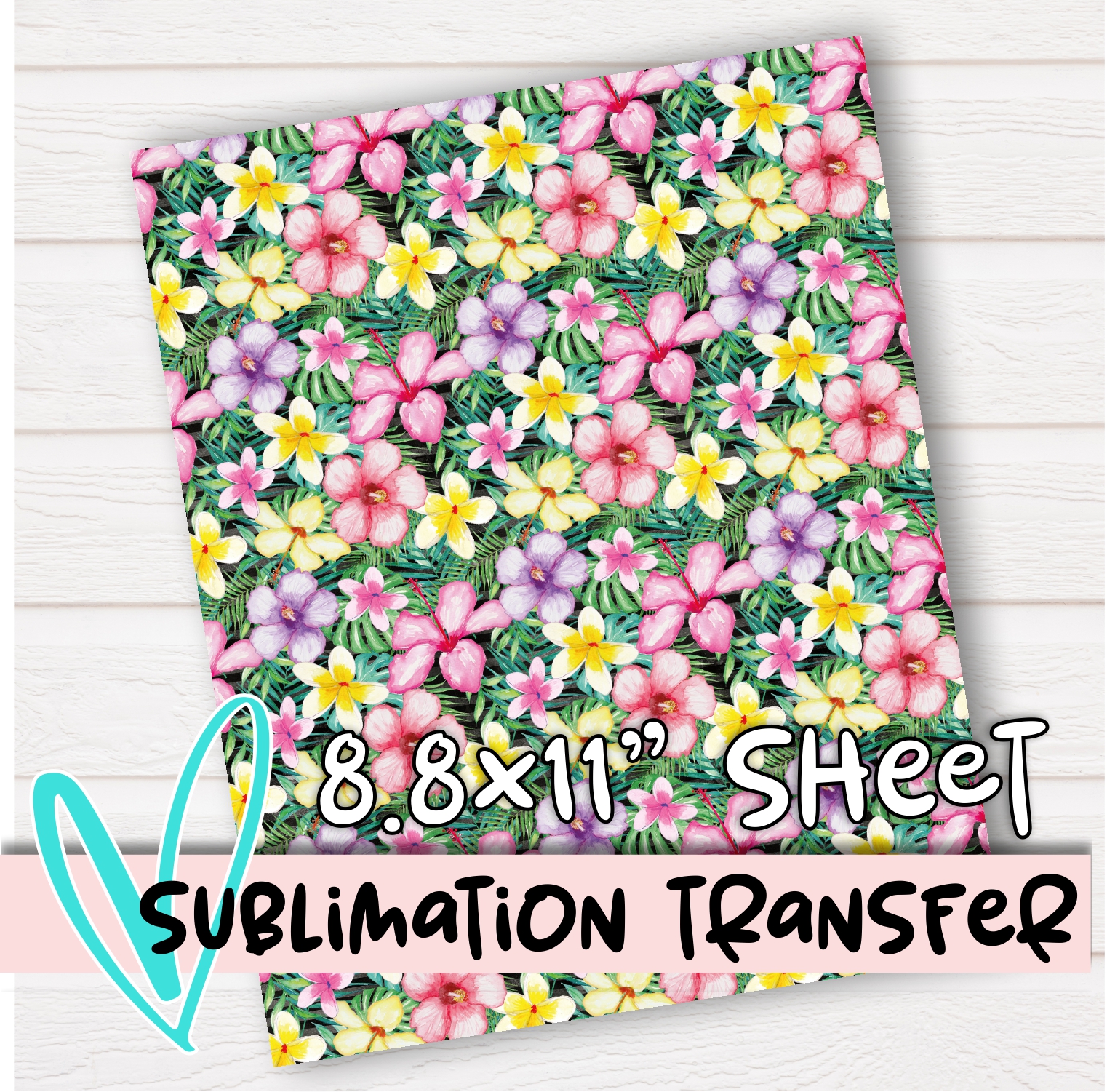 SUBLIMATION Pattern Sheet Summer flowers – socuteappliques.net
