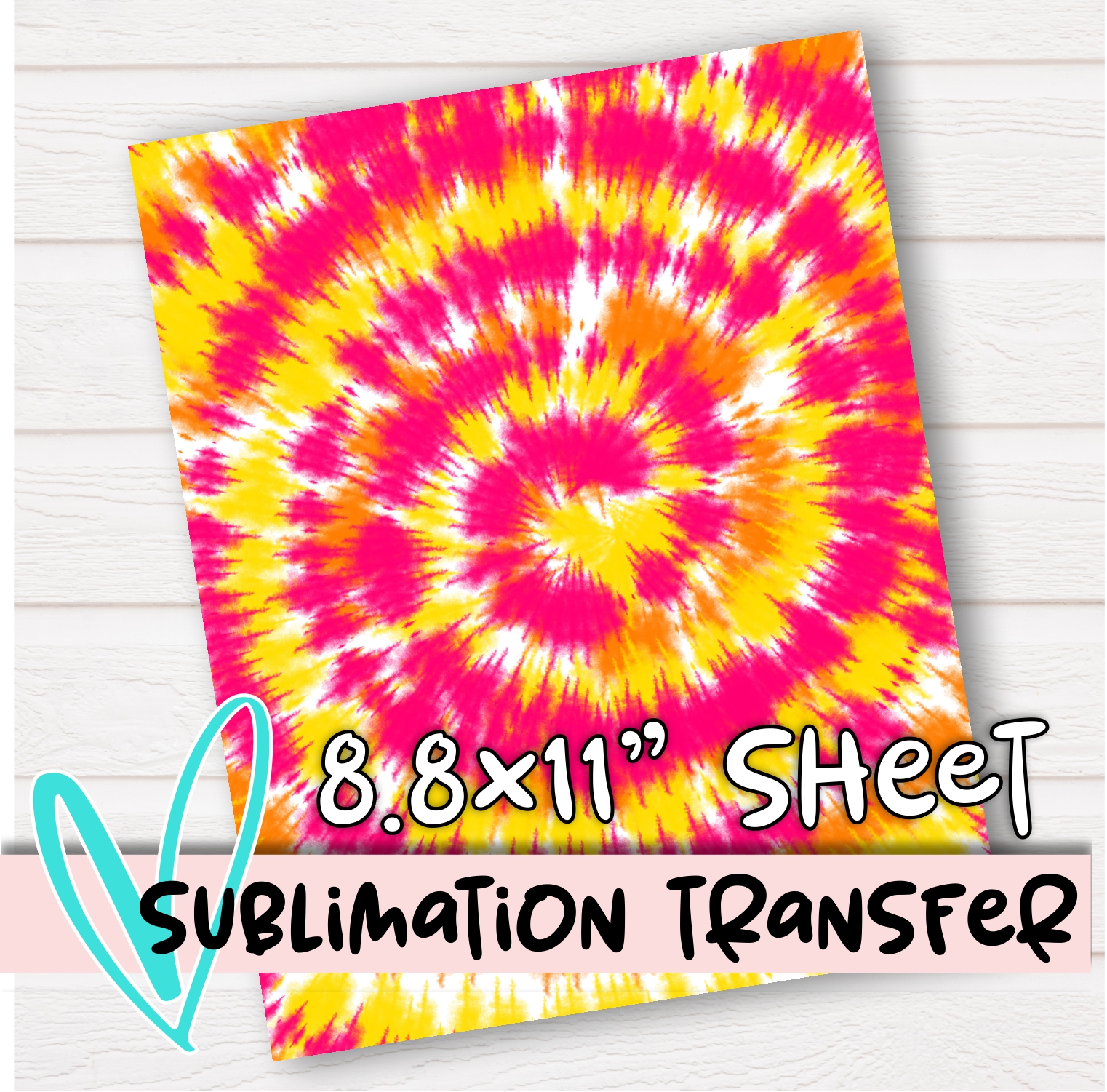 SUBLIMATION Pattern Sheet tie dye pink orange yellow – socuteappliques.net