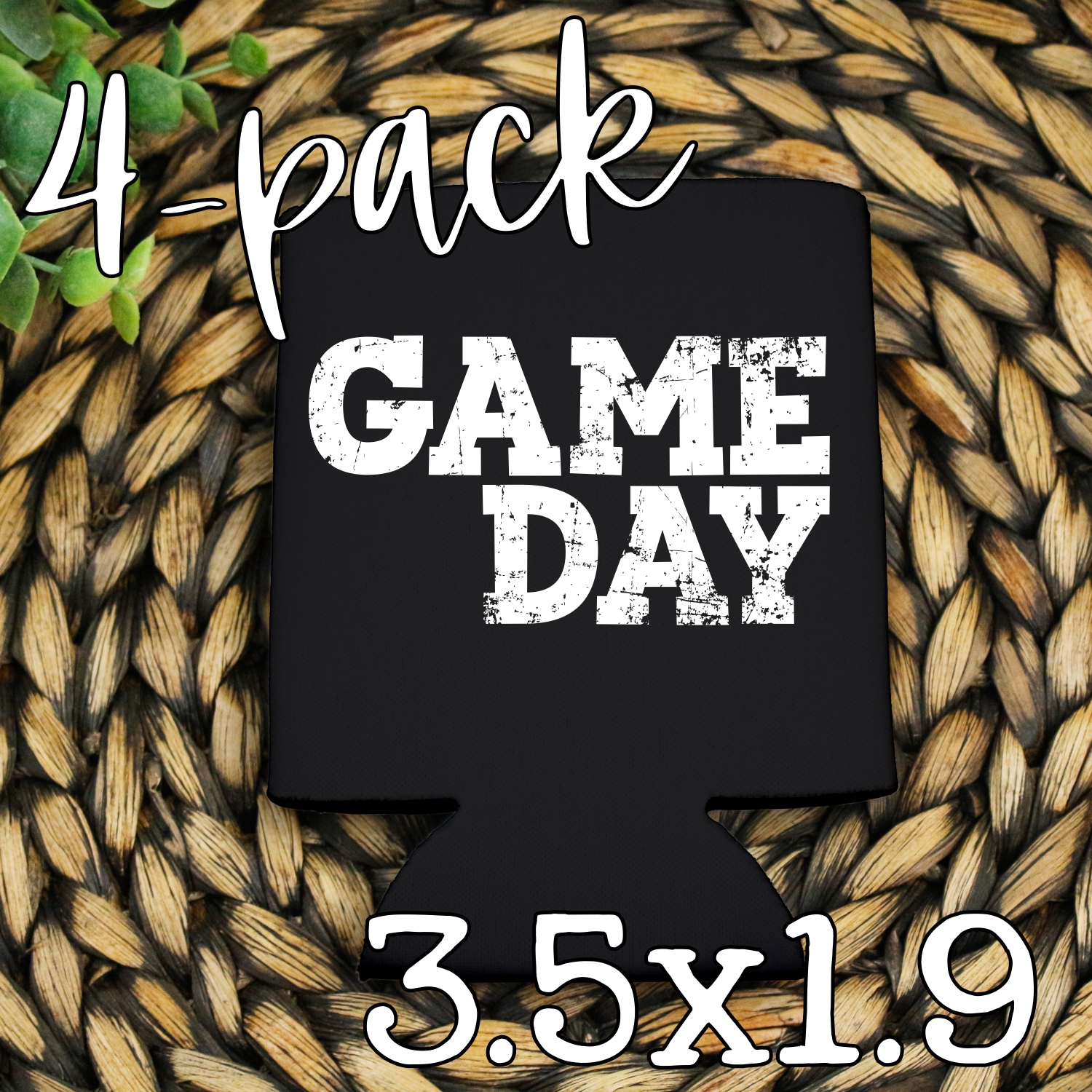 POCKET size Game Day WHITE 4-pack Screen Print – socuteappliques.net