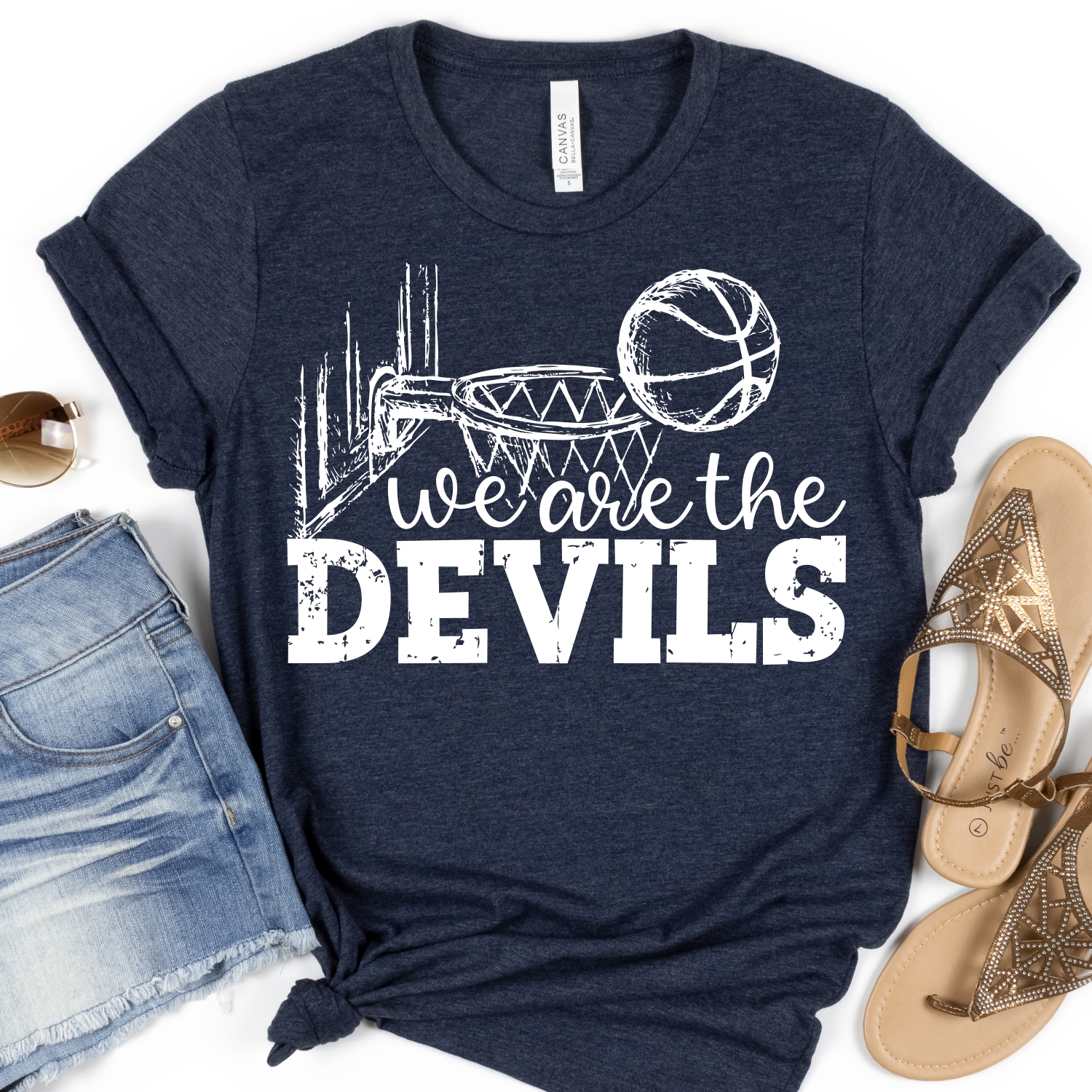 LIMITED EDITION We are the devils BASKETBALL ADULT screen print ...
