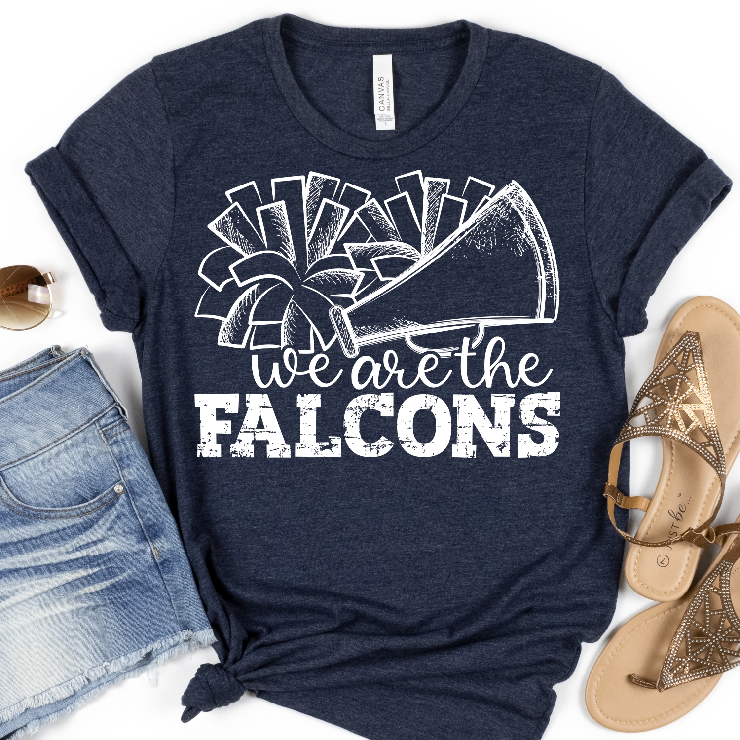 LIMITED EDITION We are the falcons CHEER ADULT screen print ...