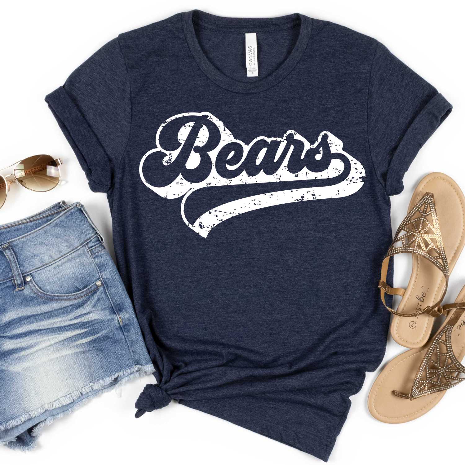 LIMITED EDITION Bears SCRIPT *ADULT* Screen Print – socuteappliques.net