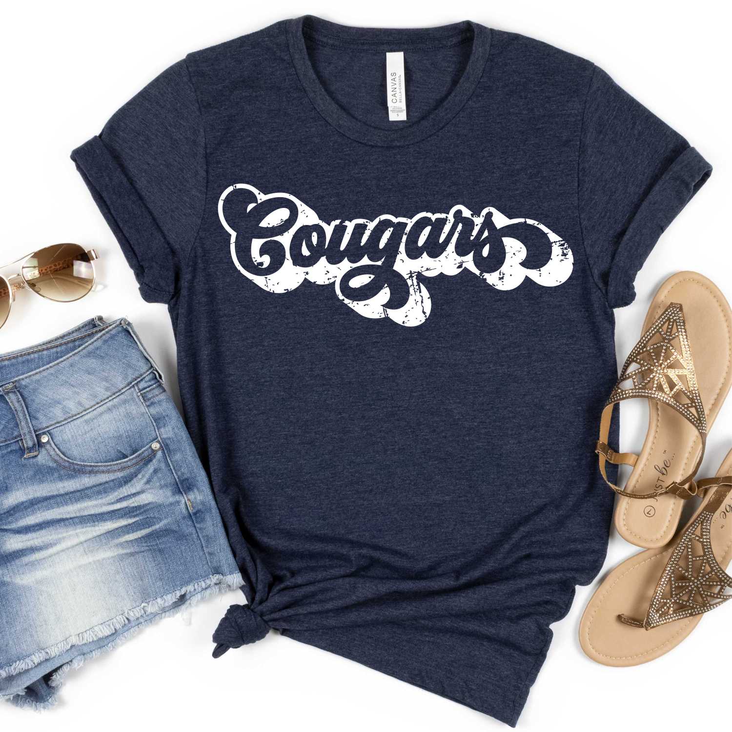 LIMITED EDITION Cougars SCRIPT *ADULT* Screen Print – socuteappliques.net
