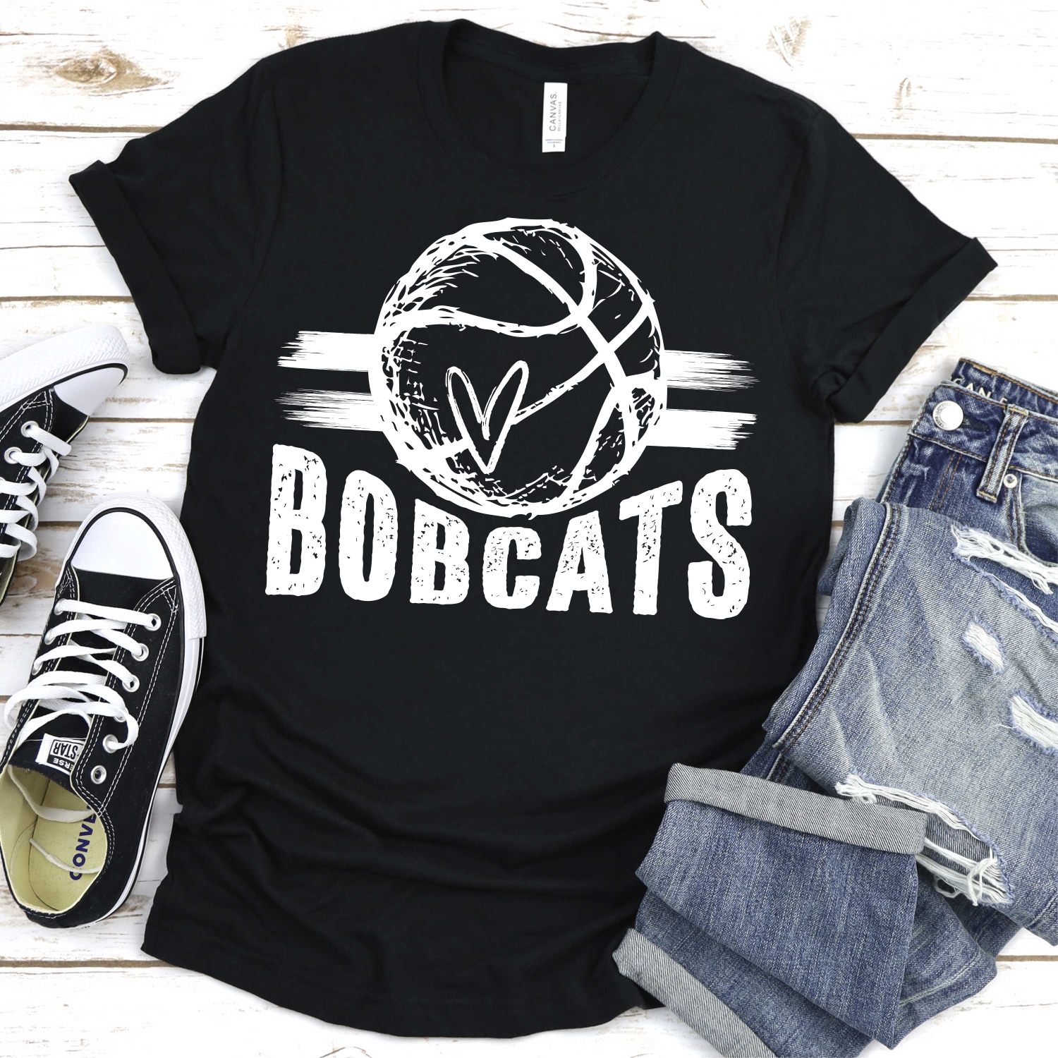 Bobcats BASKETBALL*ADULT* Screen Print – socuteappliques.net