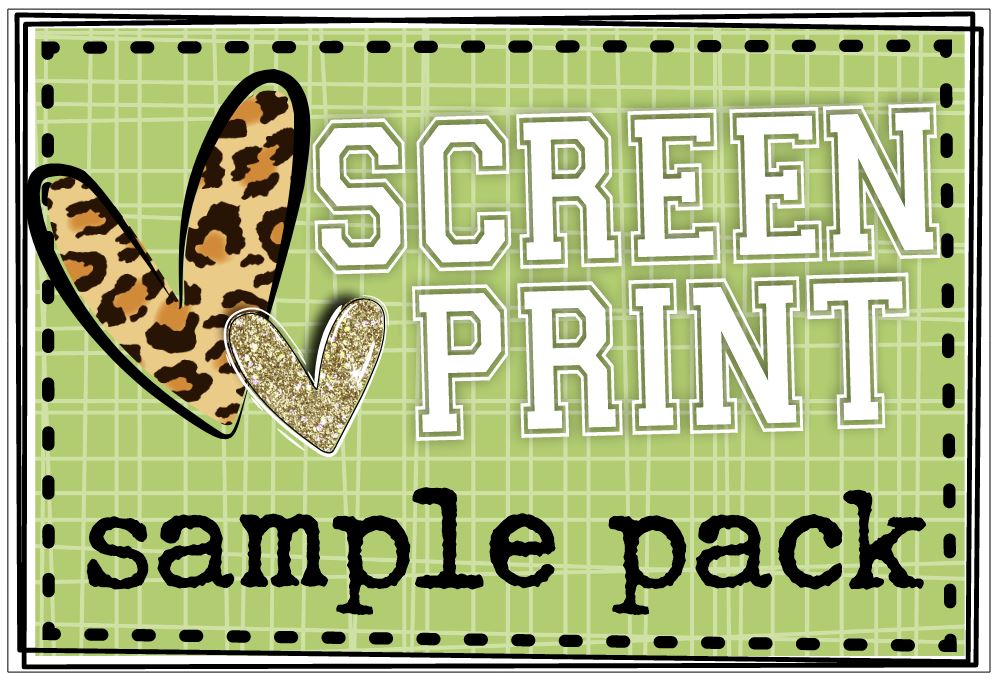 Screen Print Transfer *SAMPLE PACK* – socuteappliques.net
