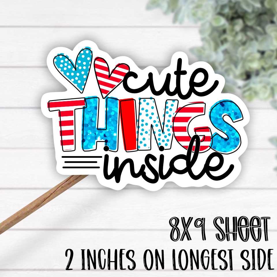 *STICKER SHEET* Cute things inside – socuteappliques.net