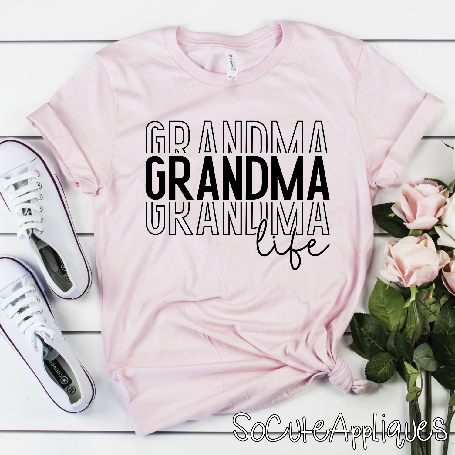 Grandma Life STACKED *DTF* Transfer – socuteappliques.net