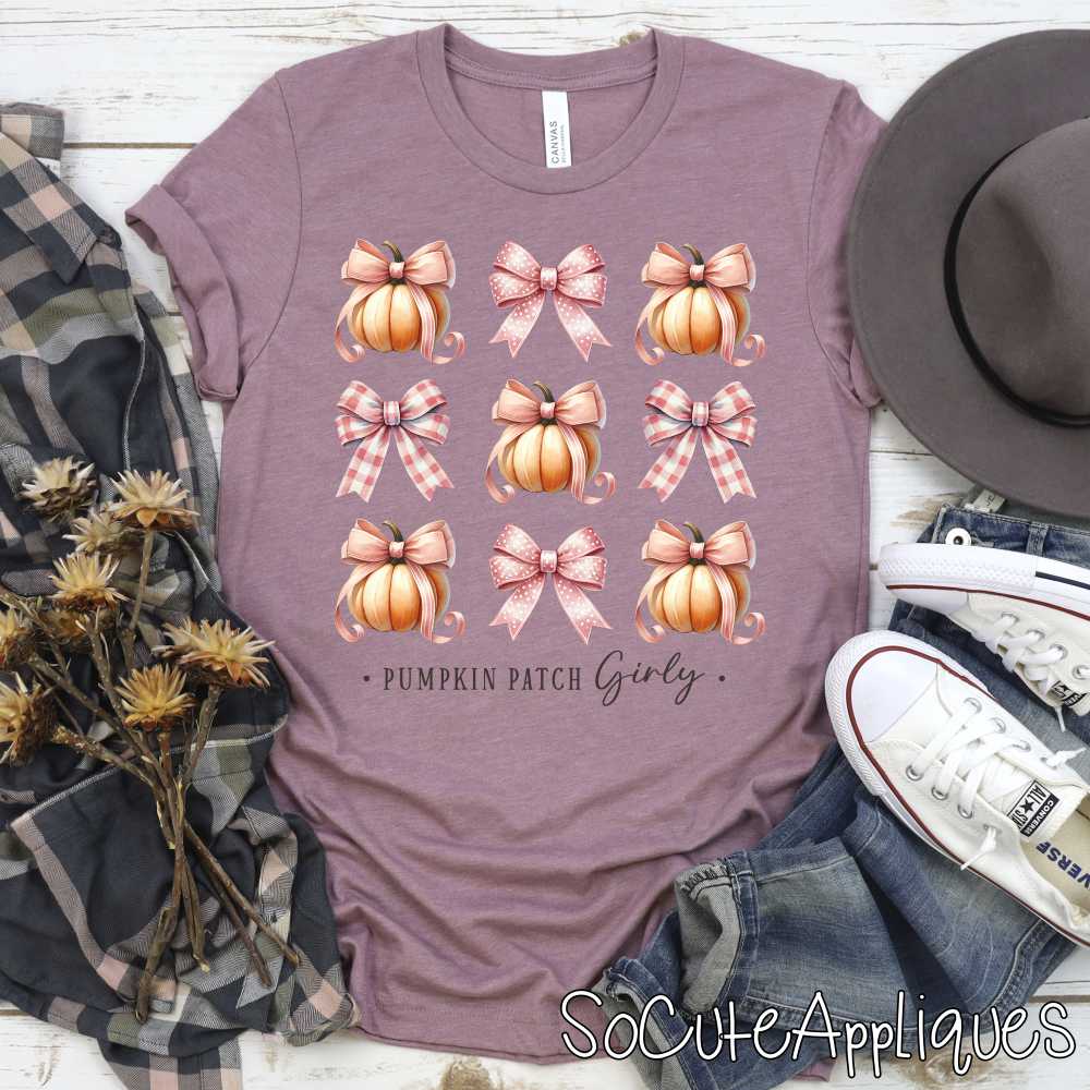 Pumpkin patch girly *DTF* Transfer – socuteappliques.net