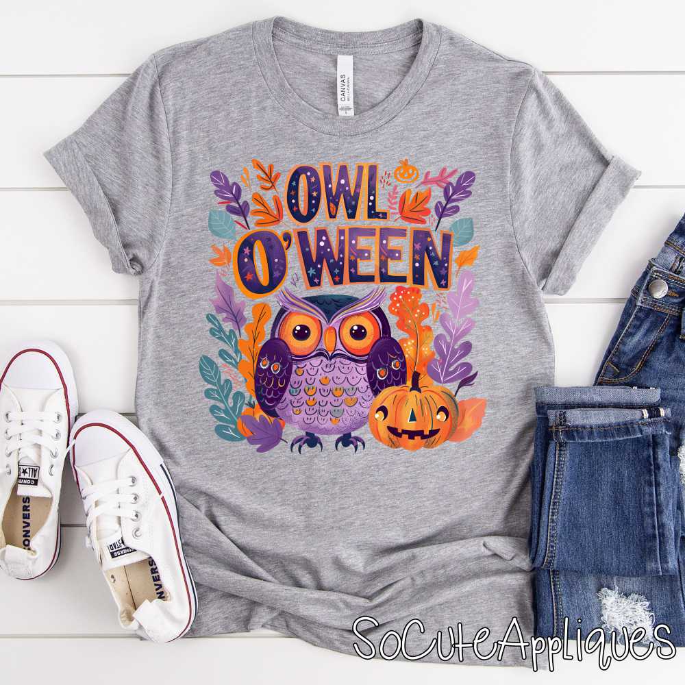 Owl o ween *DTF* Transfer – socuteappliques.net