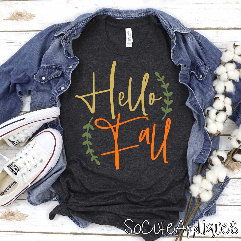 Hello Fall *DTF* Transfer – socuteappliques.net