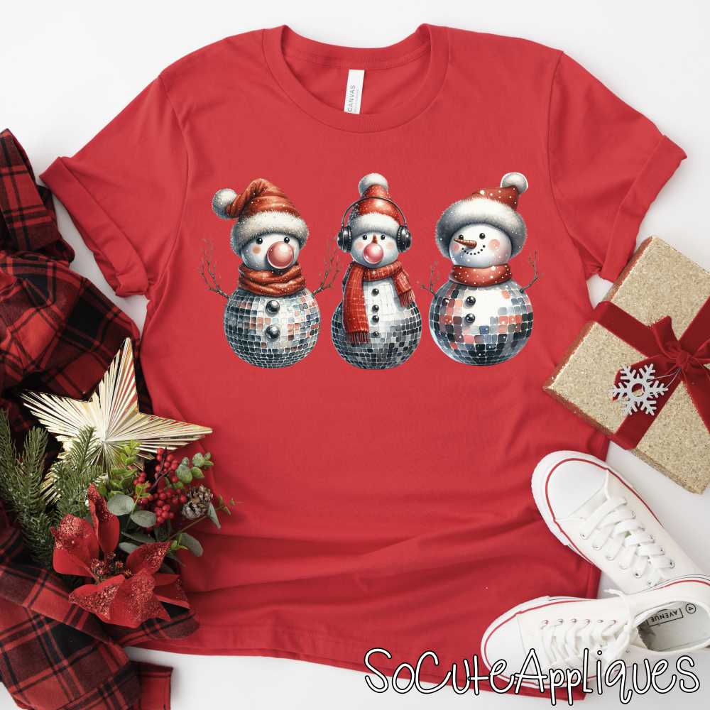snowman trio *DTF* Transfer – socuteappliques.net