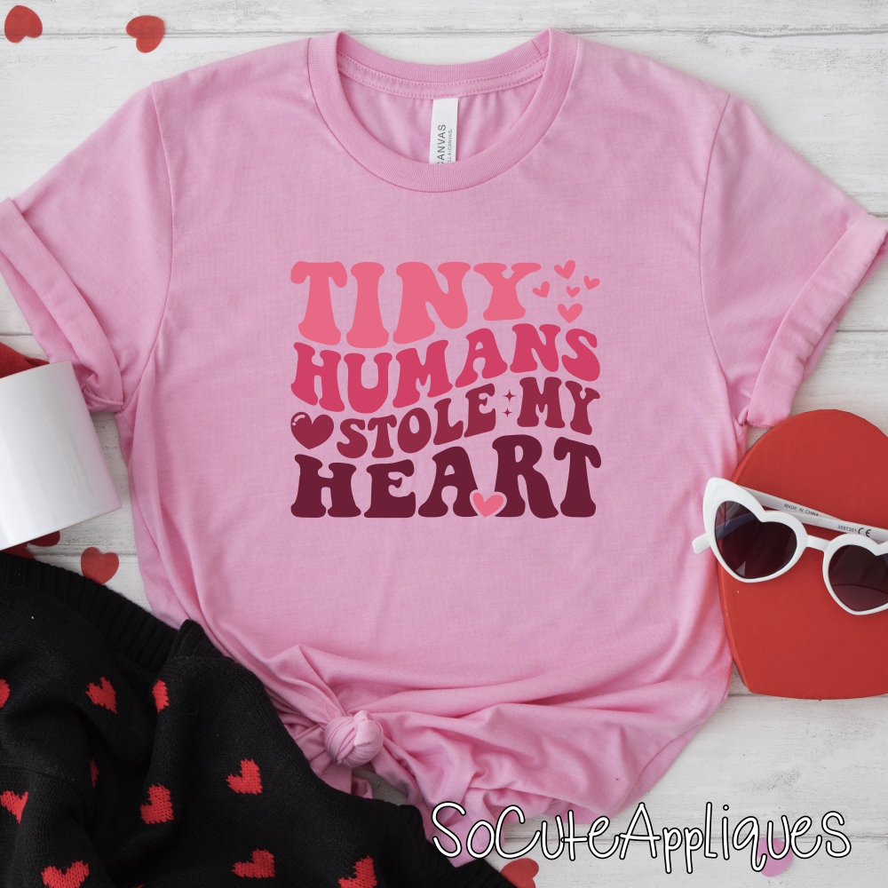 Tiny humans stole my heart *DTF* Transfer – socuteappliques.net